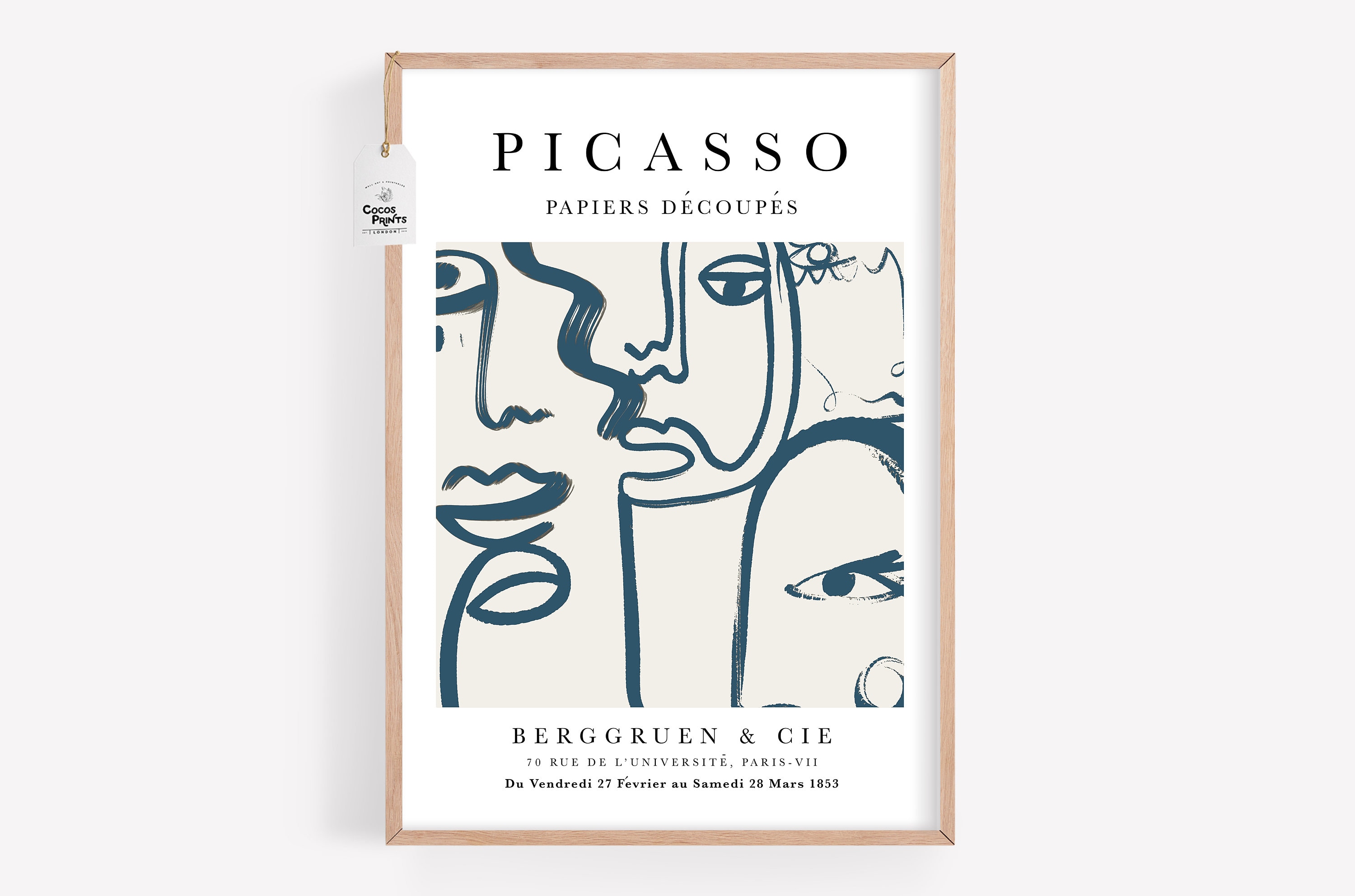 Picasso Exhibition Poster PRINTABLE ART Modern Museum - Etsy