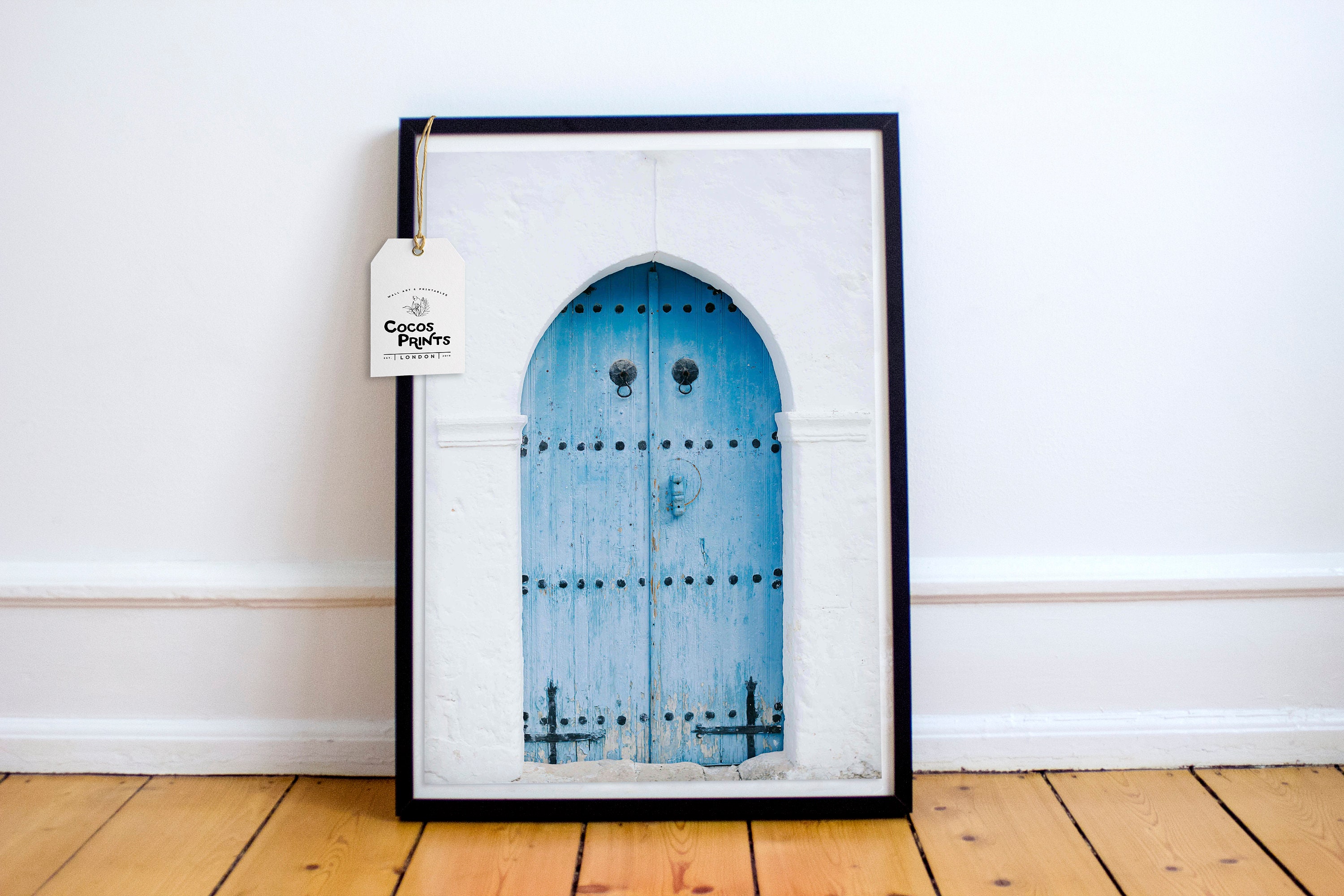 Blue Door Print Architecture Poster Greece Wall Art and - Etsy