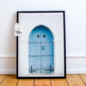 Blue Door Print, Architecture Poster, Greece Wall Art and Printable Art ...