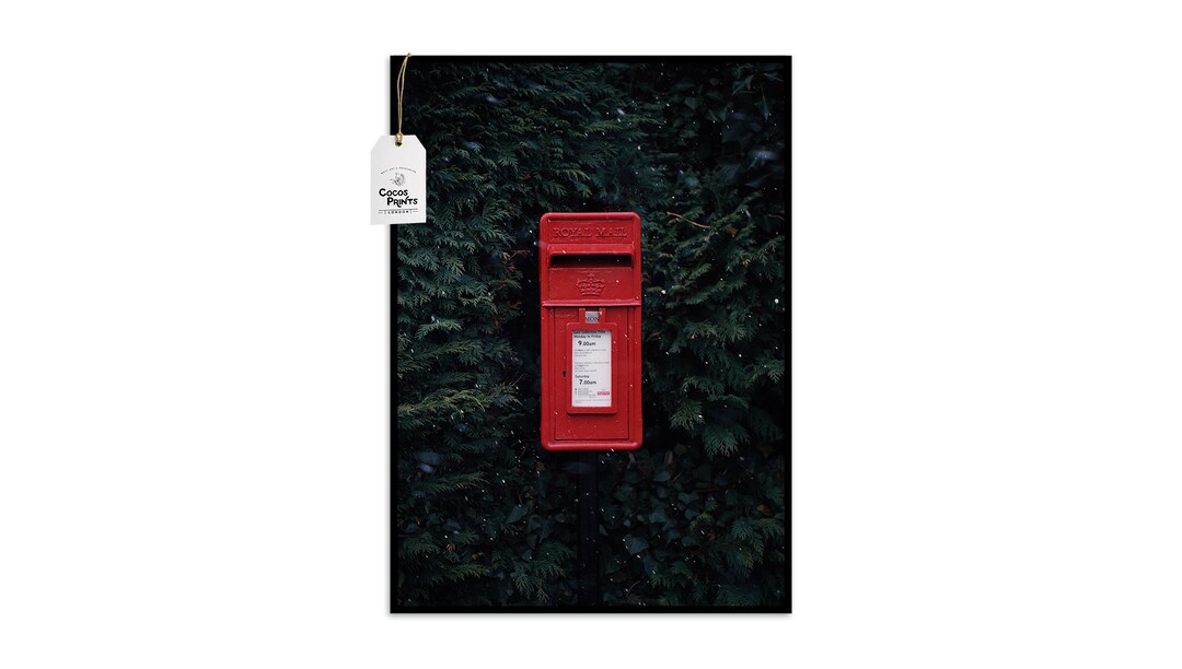 Royal Mail London Mailbox Print, PRINTABLE ART - Etsy