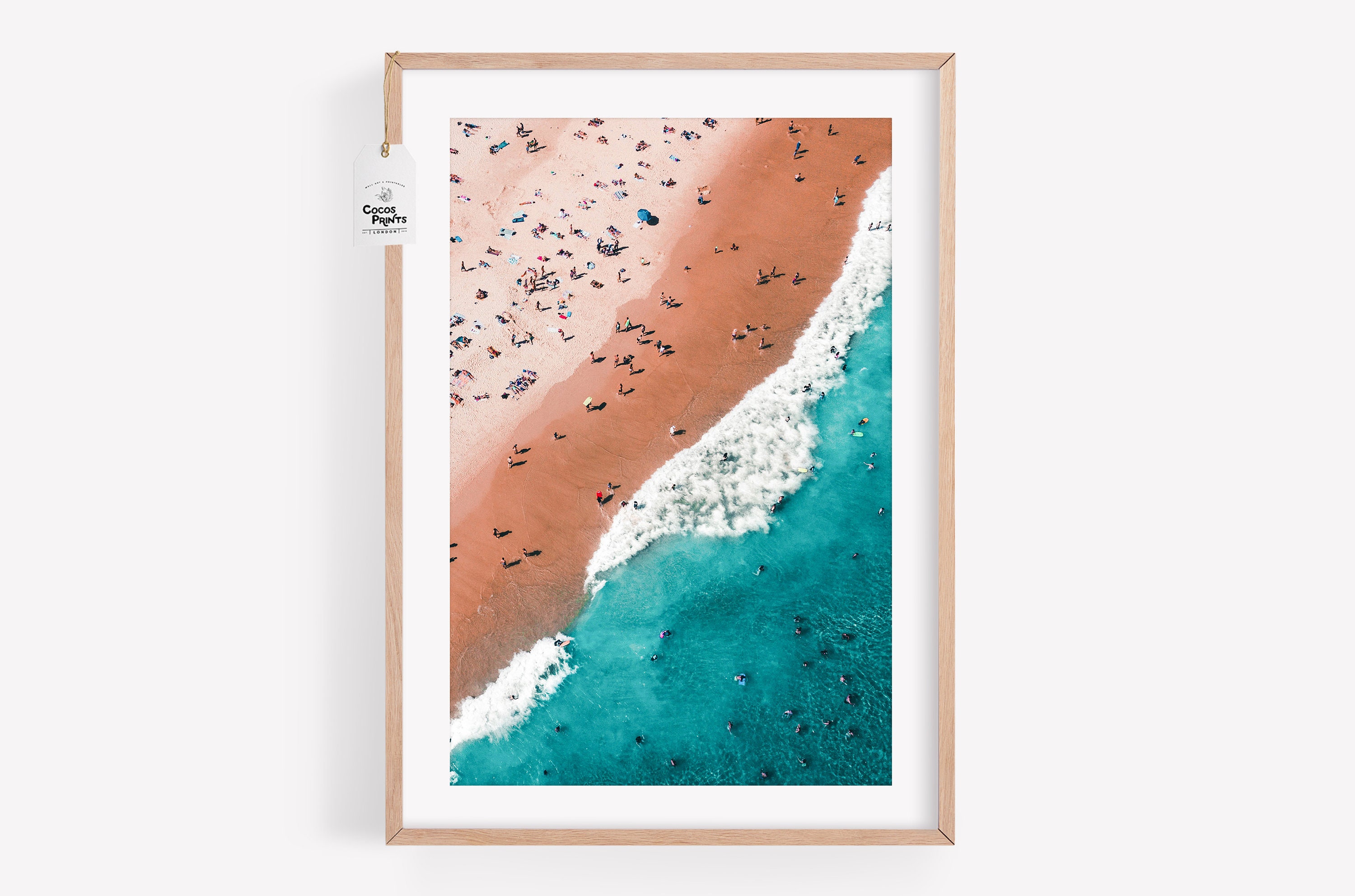 Aerial Beach Print PRINTABLE ART Beach Print Sand and Surf - Etsy