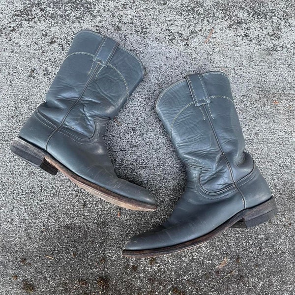 Roper Cowboy Boots - Etsy