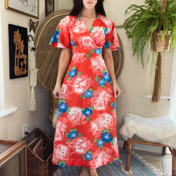 vintage 70s hawaiian dress - Gem