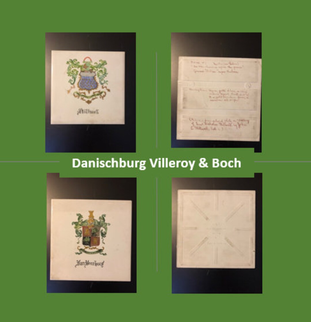 Vintage Dutch Crest Tiles - Etsy