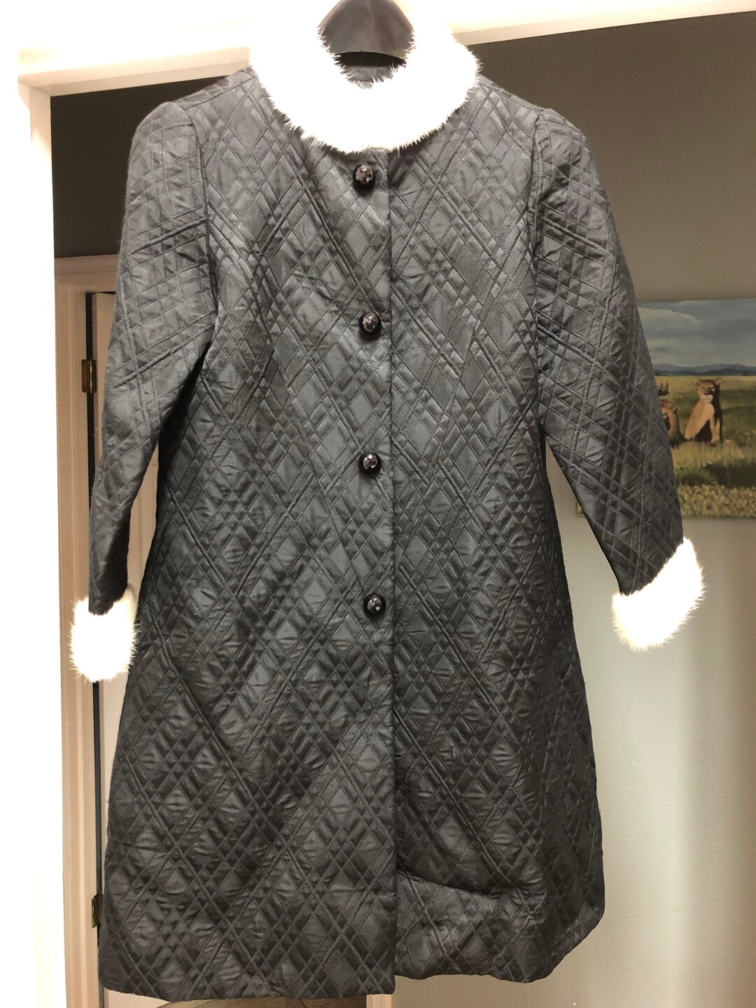 Vintage Ferjac Paris Coat - Etsy