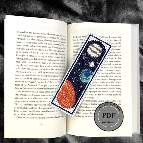 Solar System Cosmos Space 067 Modern Cross Stitch Pattern - Etsy