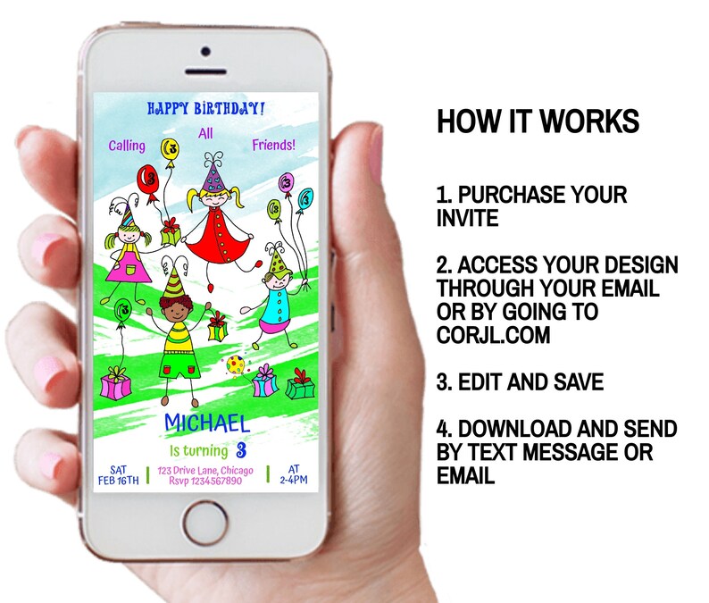Calling All Friends Birthday Invitation Boy Birthday Party - Etsy