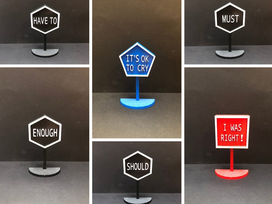 Miniature Signs Select From Six Different Designs - Etsy