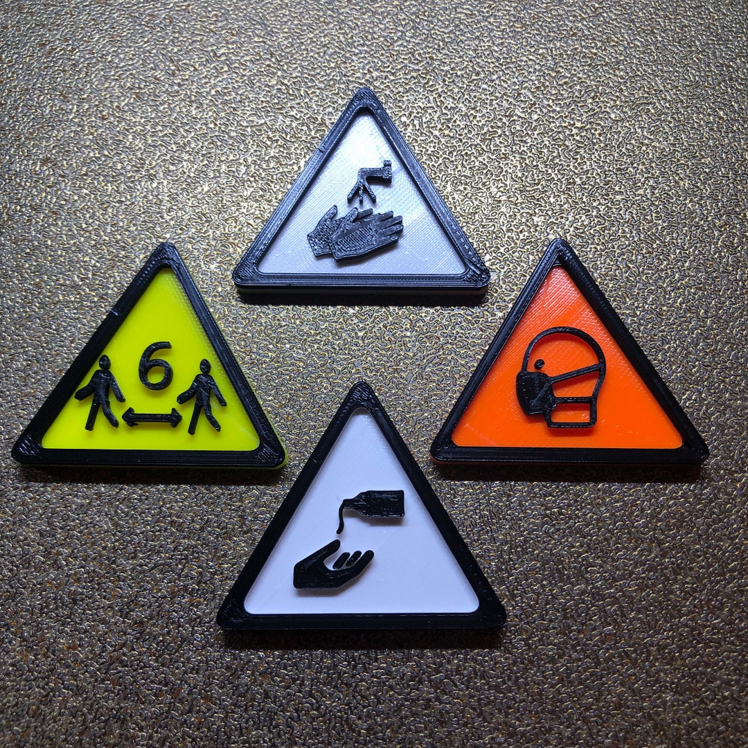 Reminder & Warning Signs for Sandtray in 3 Color Choices - Etsy