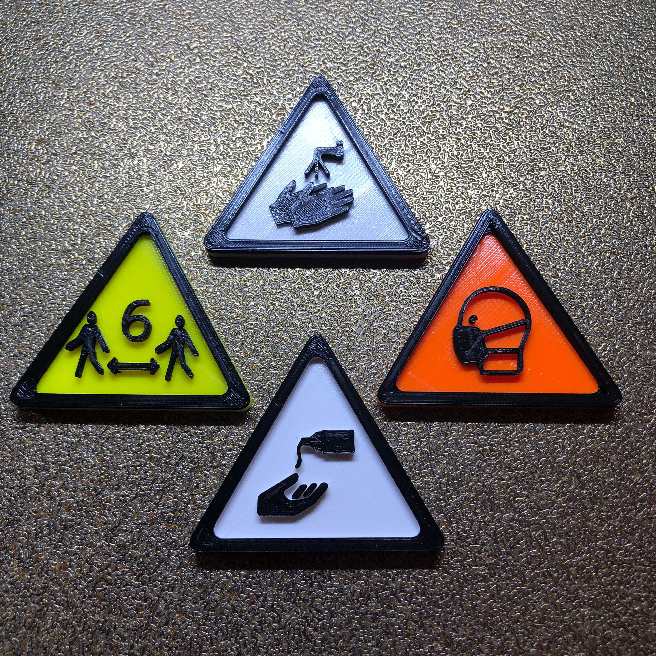 Reminder & Warning Signs for Sandtray in 3 Color Choices | Etsy