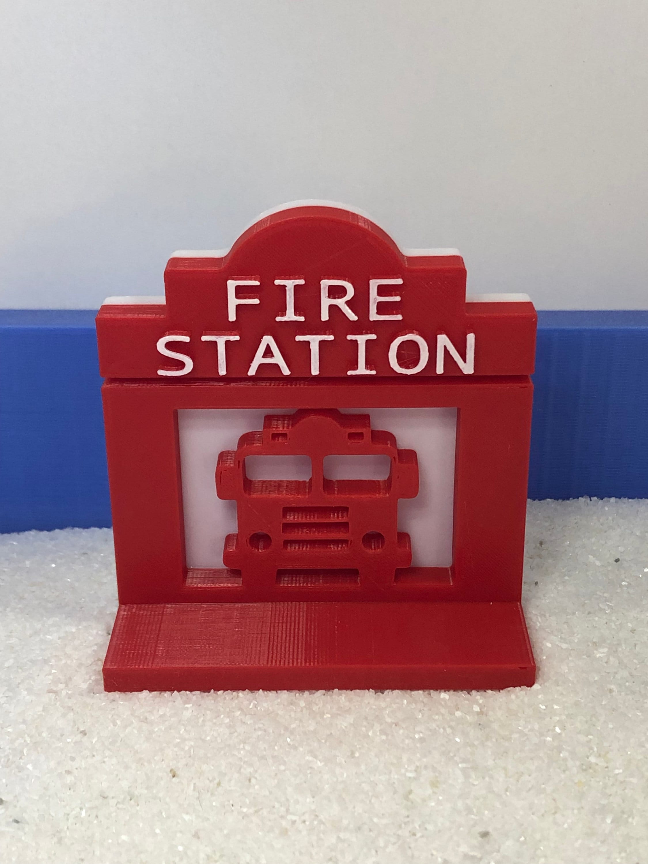 Fire Station Miniature for Sandtray | Etsy