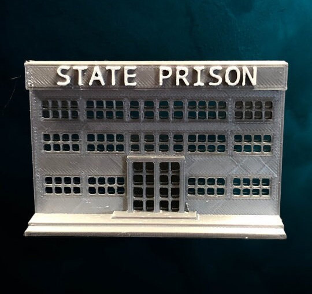 State Prison Sandtray Miniature - Etsy