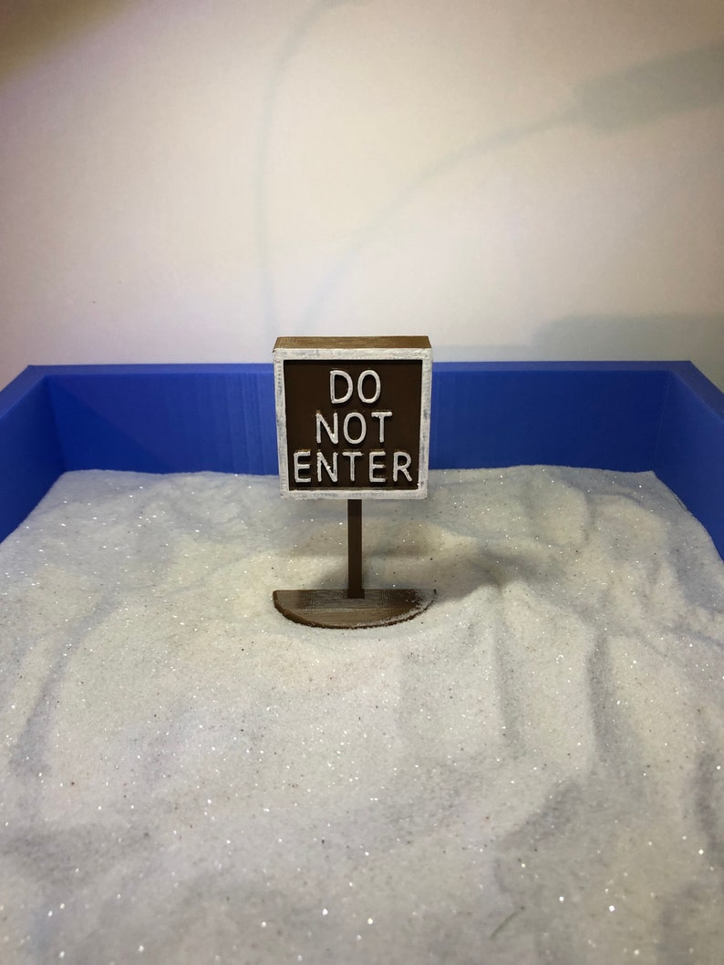 Sandtray Miniature Signs 5 Piece Lot #2 - Etsy