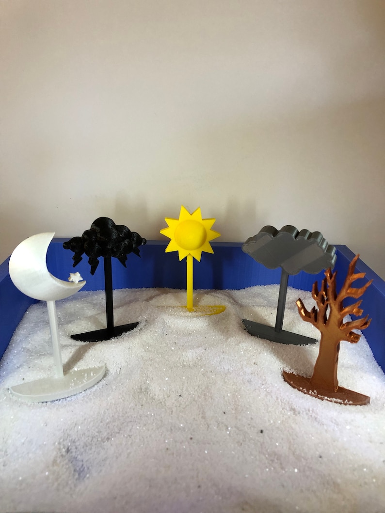 3" Miniatures Weather Set of 5 - Etsy