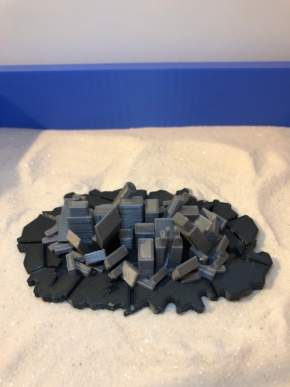 EARTHQUAKE Sandtray Miniature - Etsy