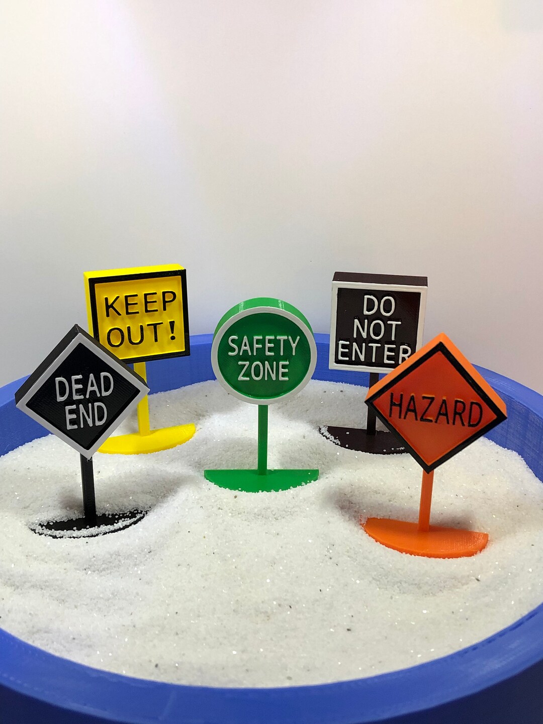 Sandtray Miniature Signs 5 Piece Lot 2 - Etsy