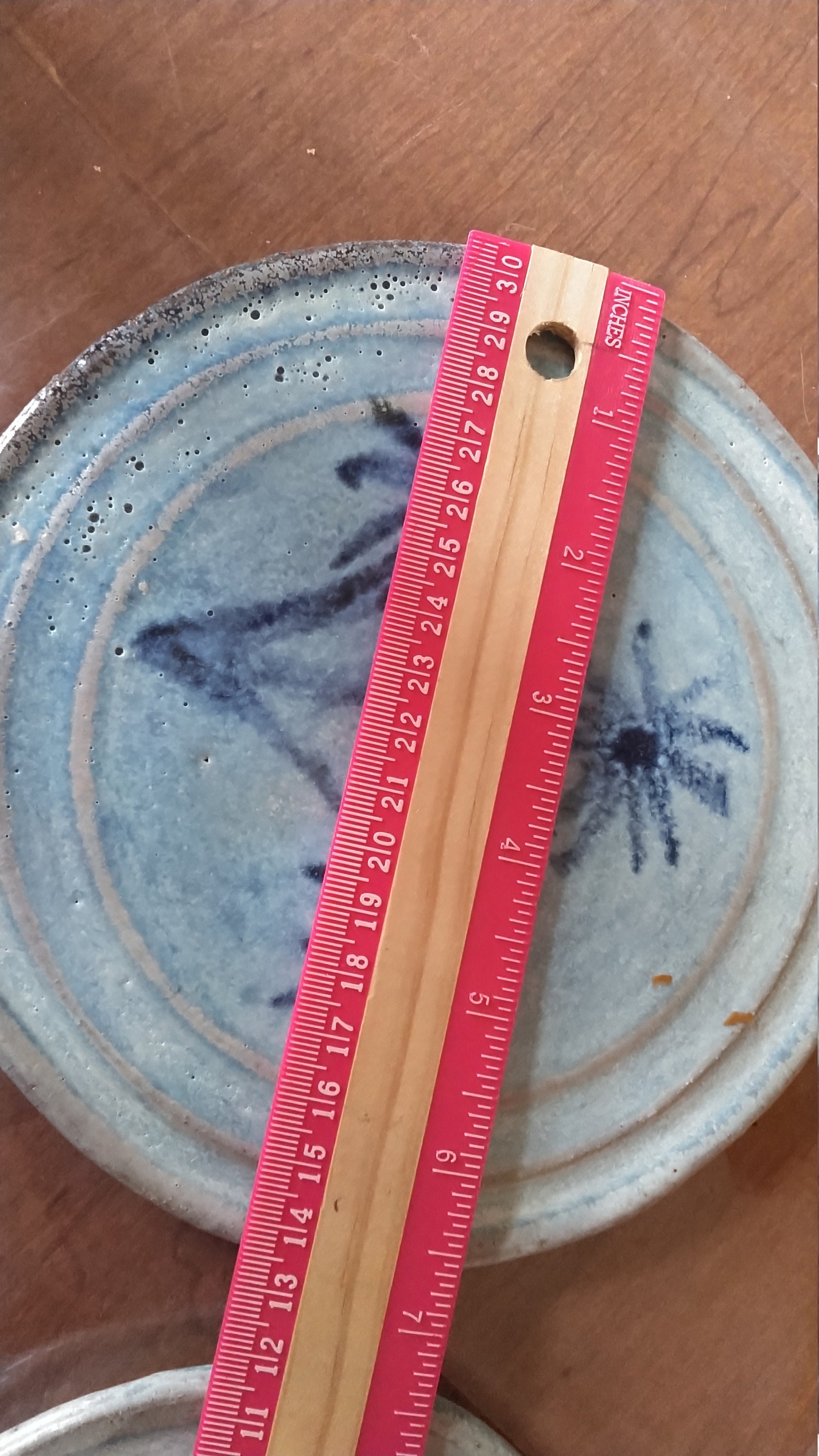 2 Hand-made Ceramic Trivets Tropical in Blue and Gray 5 1/2 - Etsy