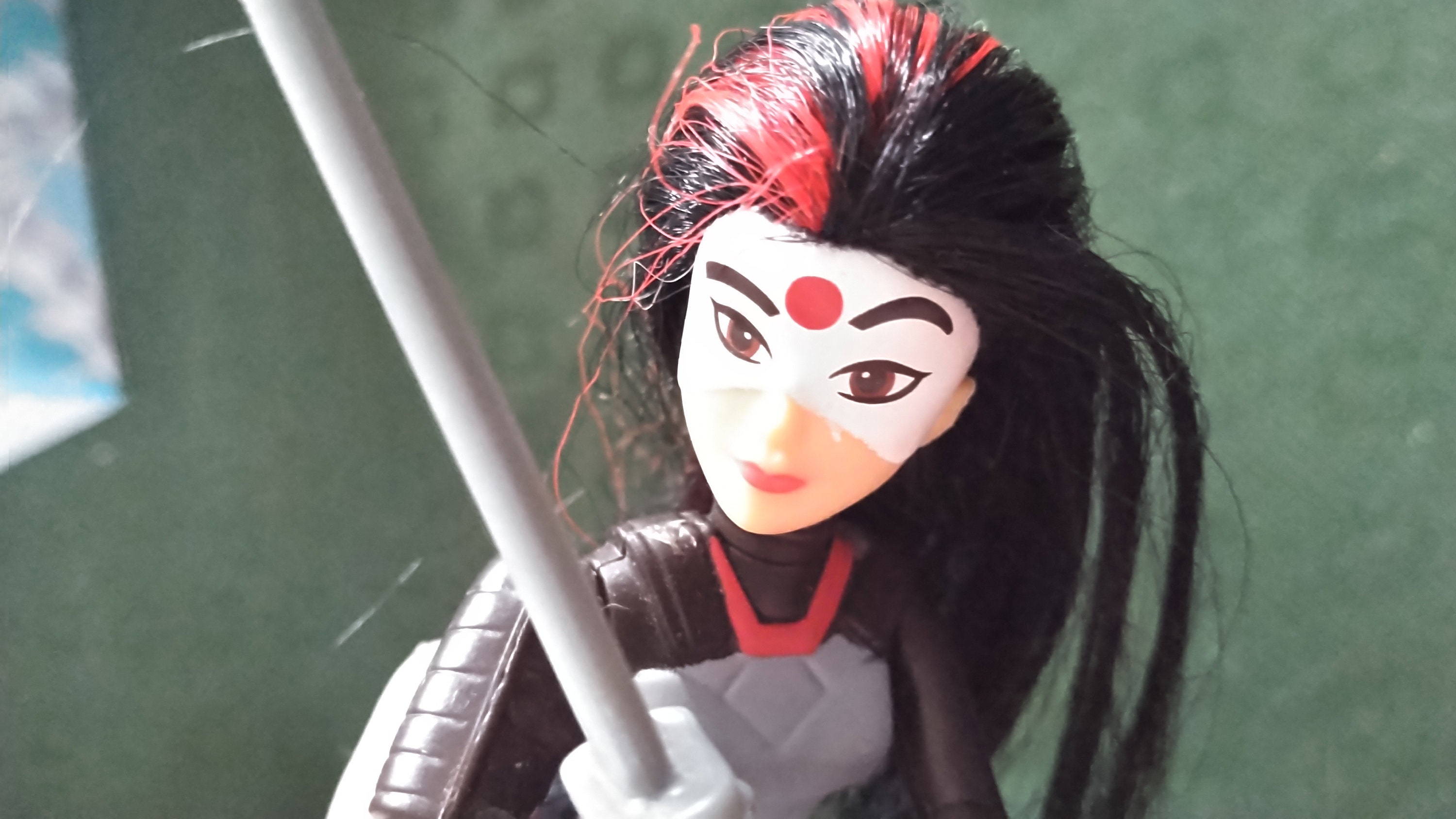 Katana Action Figure With Sword, 5 1/2, Used, Good Condition - Etsy