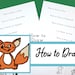 Forest Animals 12 Printable How to Draw Pages Instructadoodle Animals ...