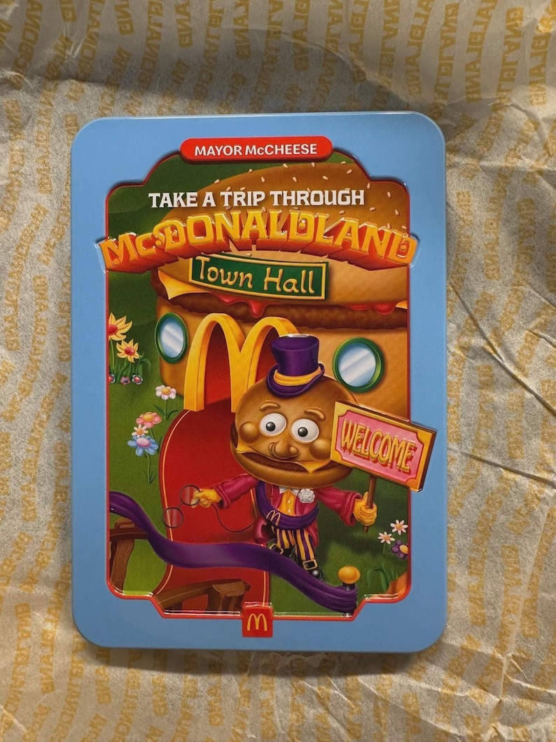 2025 Mcdonald's Collector Mcdonaldland Tins Adult Happy Meal Toys #1-6 or Set - Etsy
