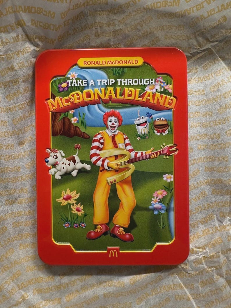 2025 Mcdonald's Collector Mcdonaldland Tins Adult Happy Meal Toys #1-6 or Set - Etsy