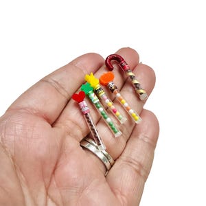 1/12 Scale Miniature Candy Cane Tube Candies for Dollhouse Gift - Etsy