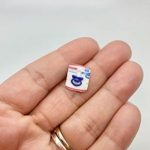 Miniature Blue Pacifier for Dollhouse 1/12 Scale - Etsy