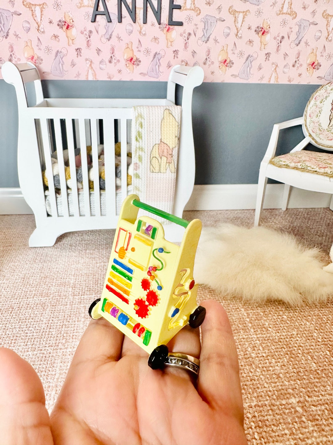 1/6 Scale Miniature Baby Walker for Dollhouse - Etsy