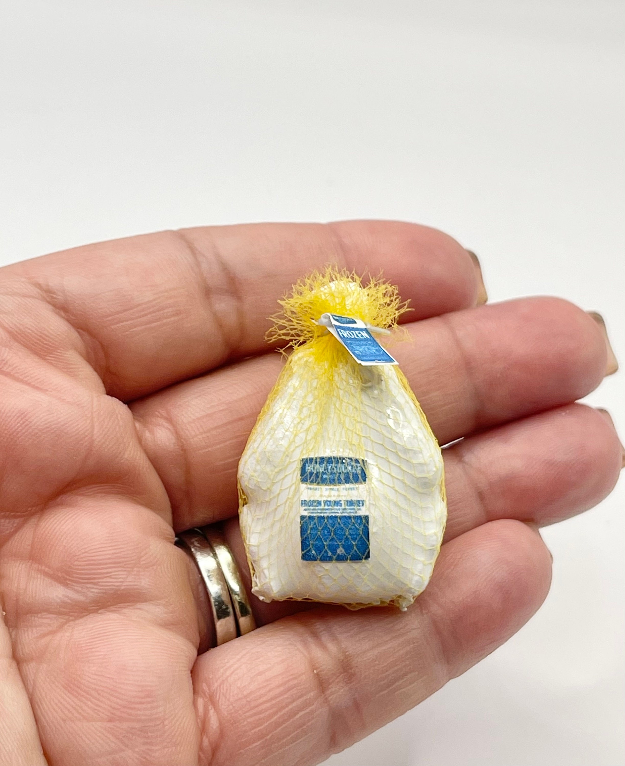 1/12 Scale Miniature Frozen Turkey for Dollhouse - Etsy