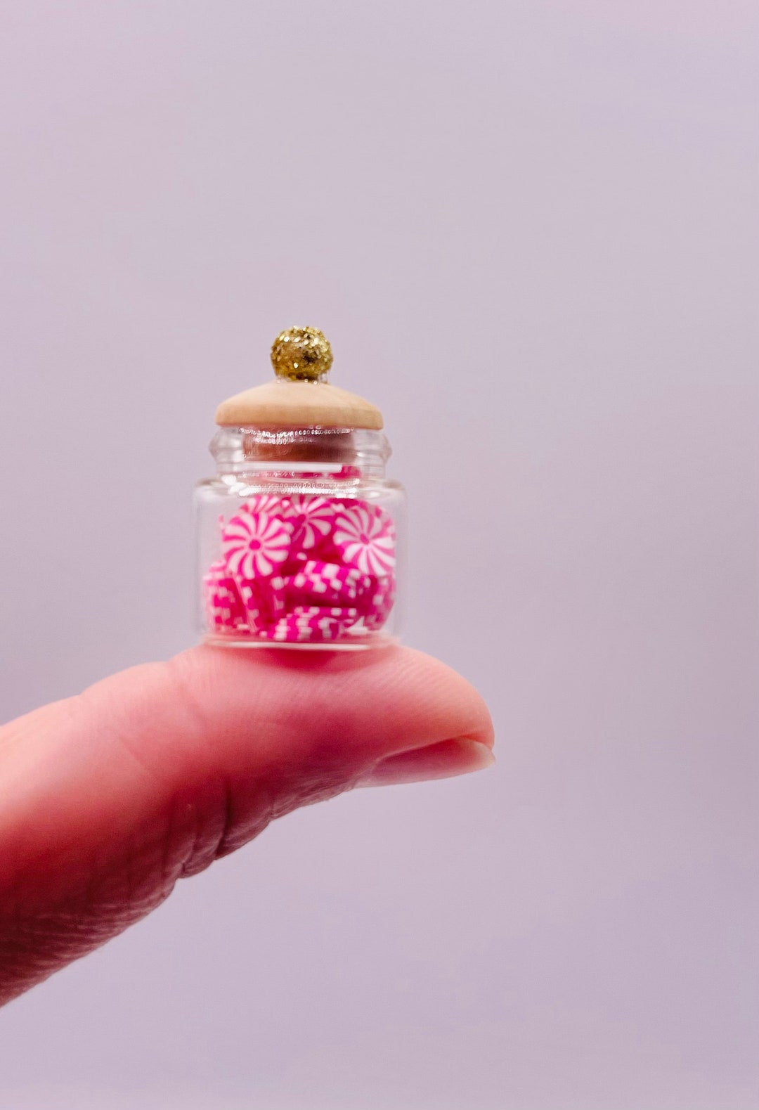 1/12 Scale Miniature Peppermints Jar for Dollhouse - Etsy