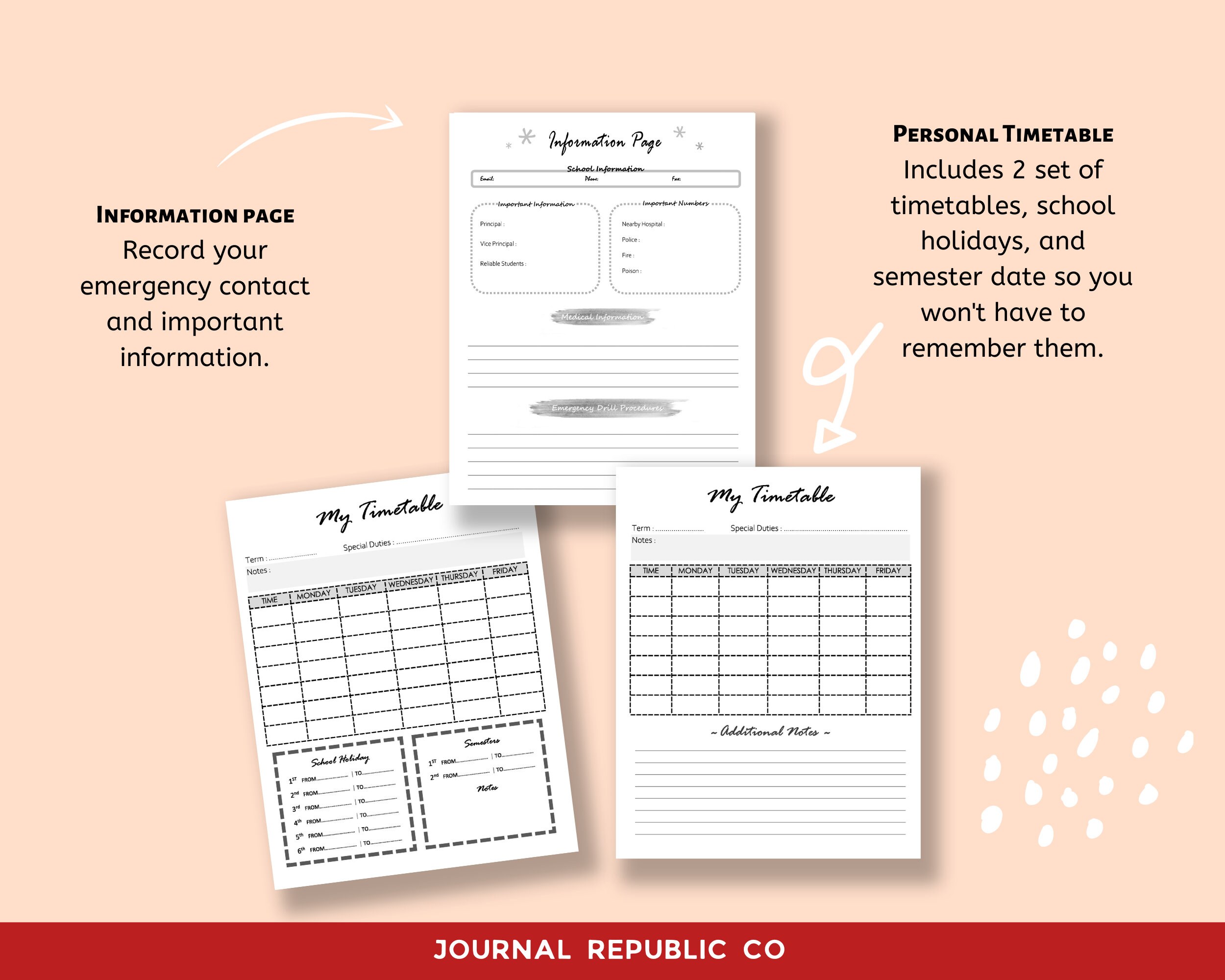 Teacher Planner 2023-2024 Printable Bundle Lesson Planner - Etsy