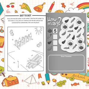 MADE IN USA | Preschool, Kindergarten, 1st Grade Math Workbook Age 2-7 ...