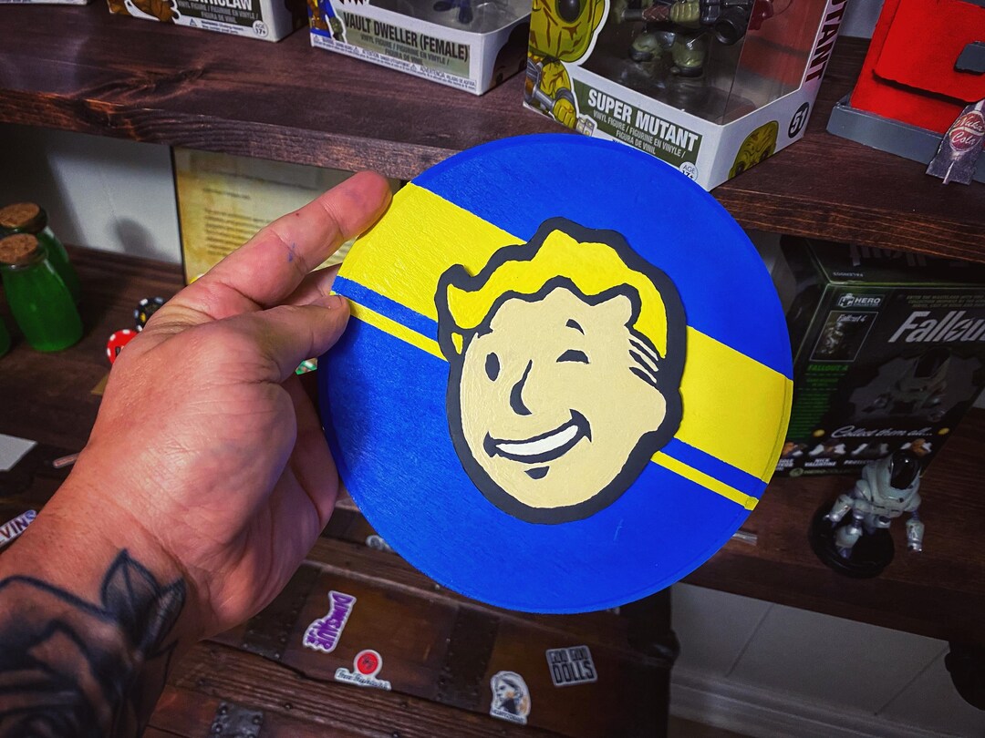 Handpainted Fallout Vault Boy Wall/shelf Display - Etsy