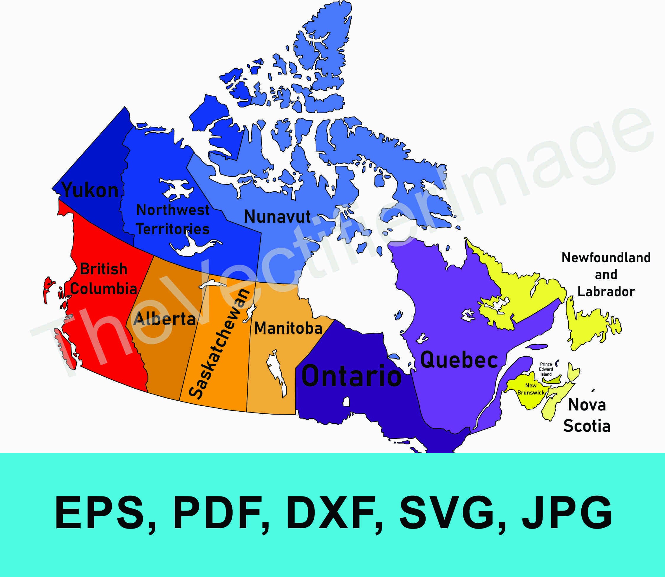 Canada Maps Maps Of Each Province A Detailed Map Of