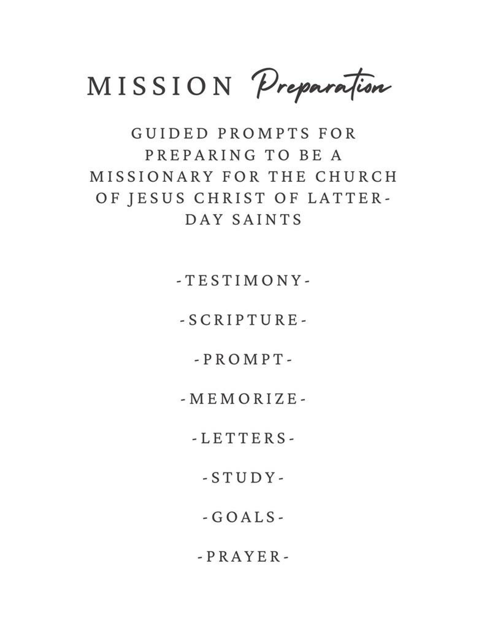 LDS Mission Bundle Printable | Mission Prep Journal + Countdown Tracker ...