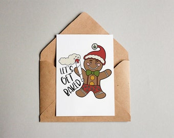Weed Christmas Card | Etsy