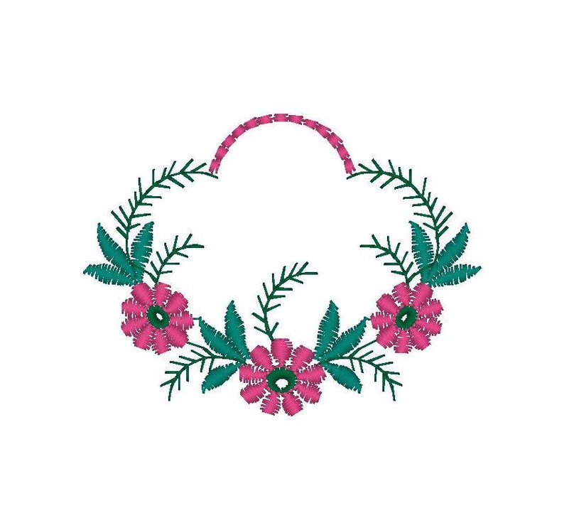 25 PES-files for Brother embroidery machine. Floral motives. | Etsy