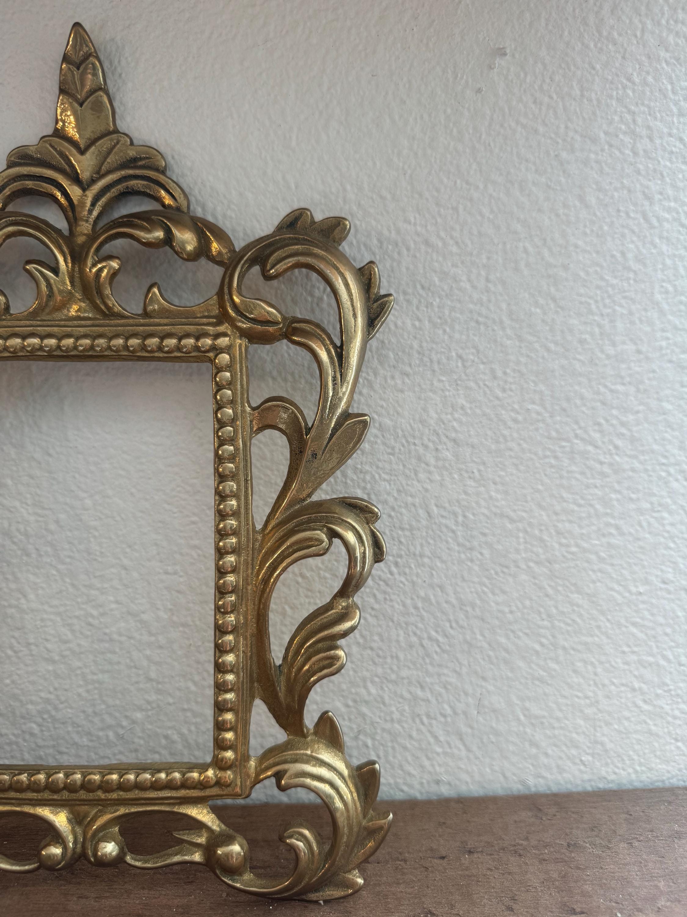Vintage Brass Frame - Vintage Ornate Frame - Vintage Victorian Picture ...