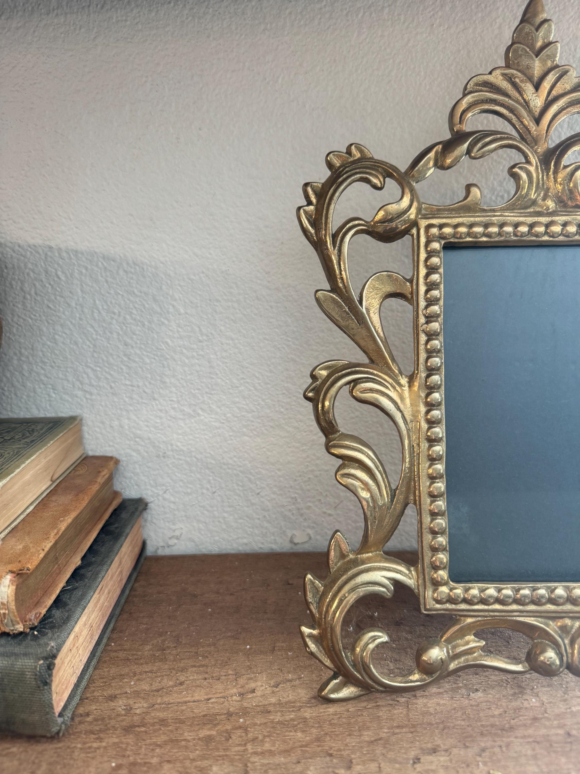 Vintage Brass Frame Vintage Ornate Frame Vintage Victorian Picture ...