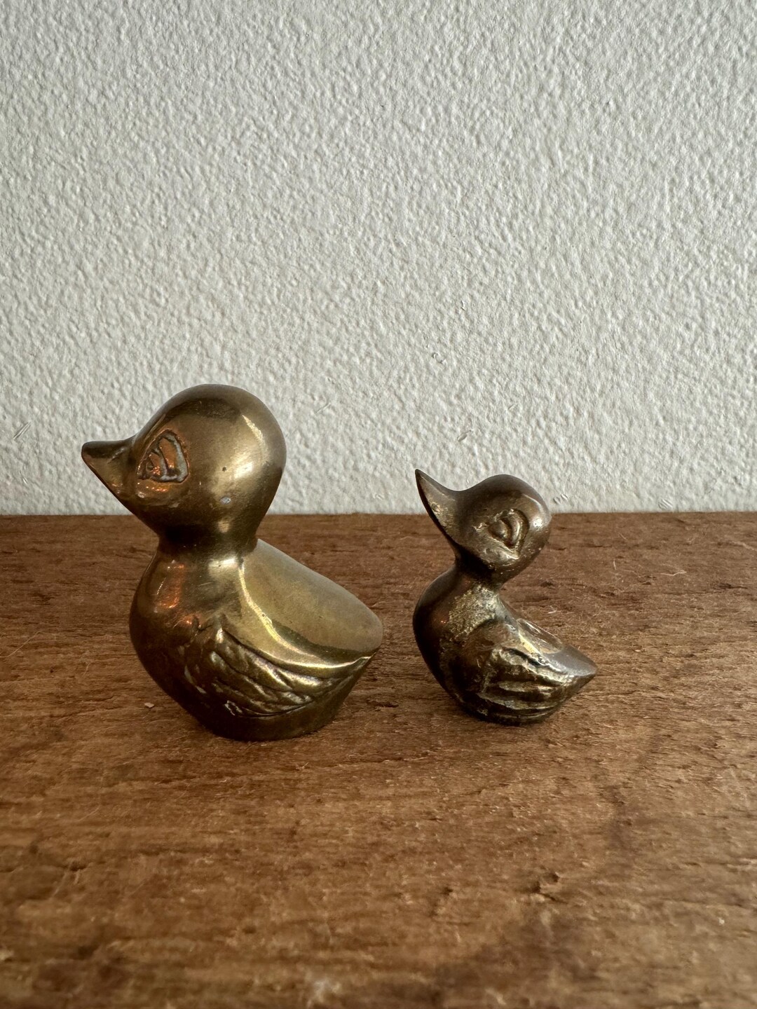 Pair of Vintage Brass Ducks - Vintage Brass Ducks - Set of 2 - Etsy
