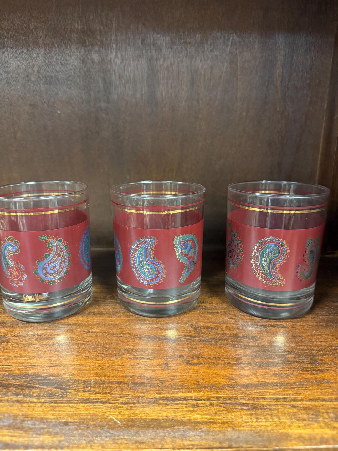 Vintage Set of 3 Nieman Marcus Glasses - Vintage Mid Century Modern ...