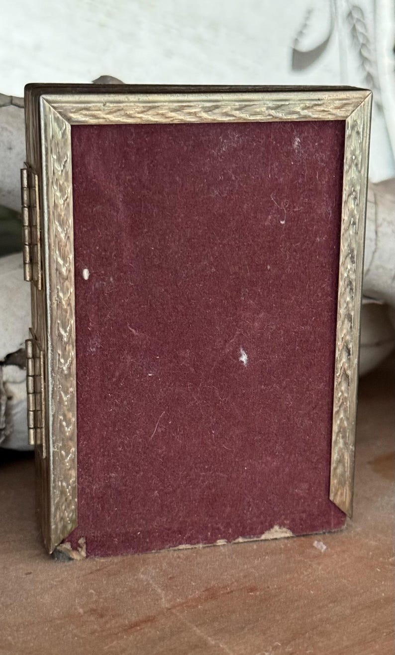 Double Frame Brass Picture Frame Vintage Frame Brass Frame Gold Frame ...