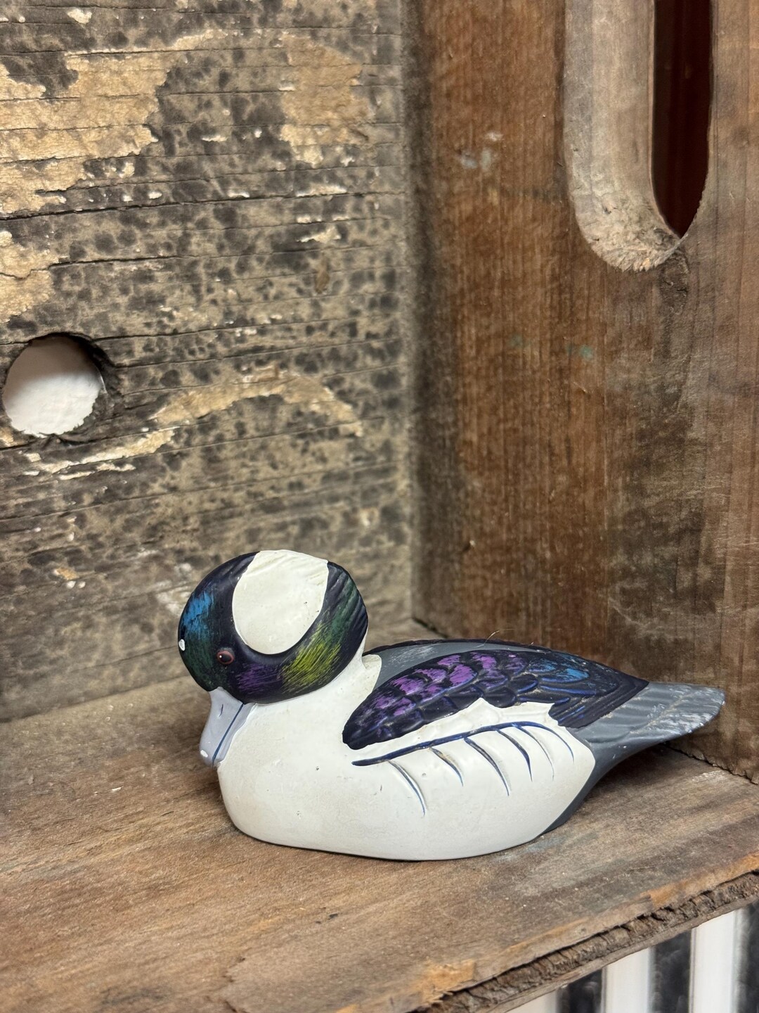 Vintage Avon 1984 Collector Duck Series BUFFLEHEAD DUCK Mini Decoy ...