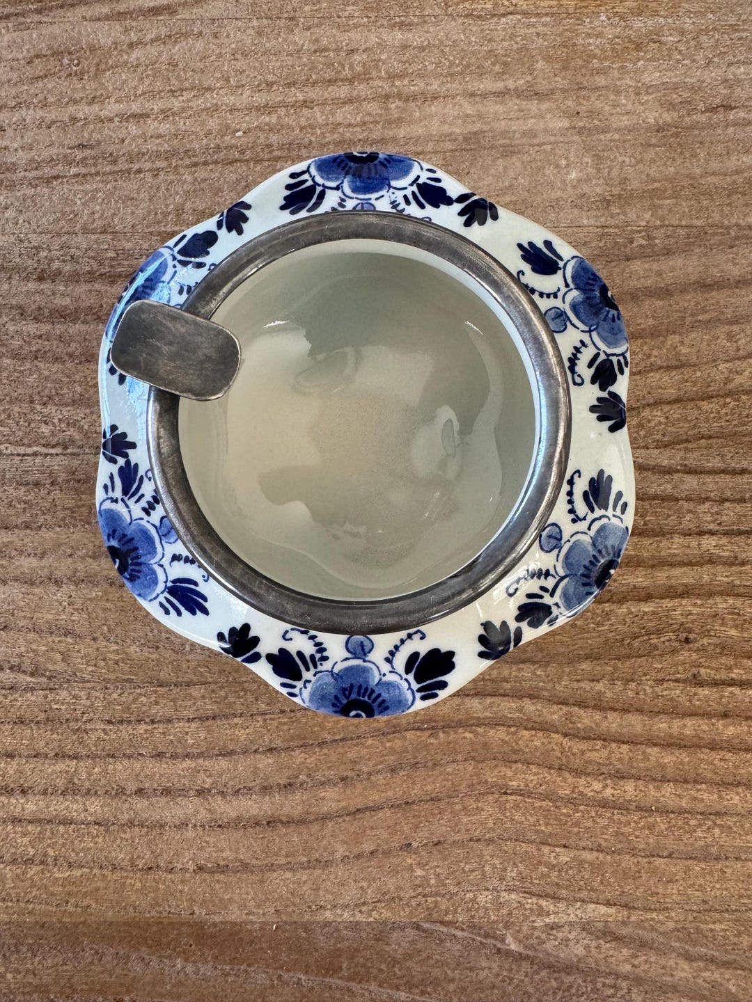 Delft Vintage Ashtray With Metal Rim - Delfts - Made in Holland - Etsy