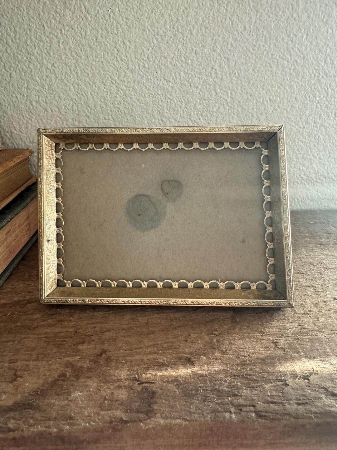 Vintage Brass Picture Frame Small Brass Frame 3.5x5 Inch Frame Vintage ...