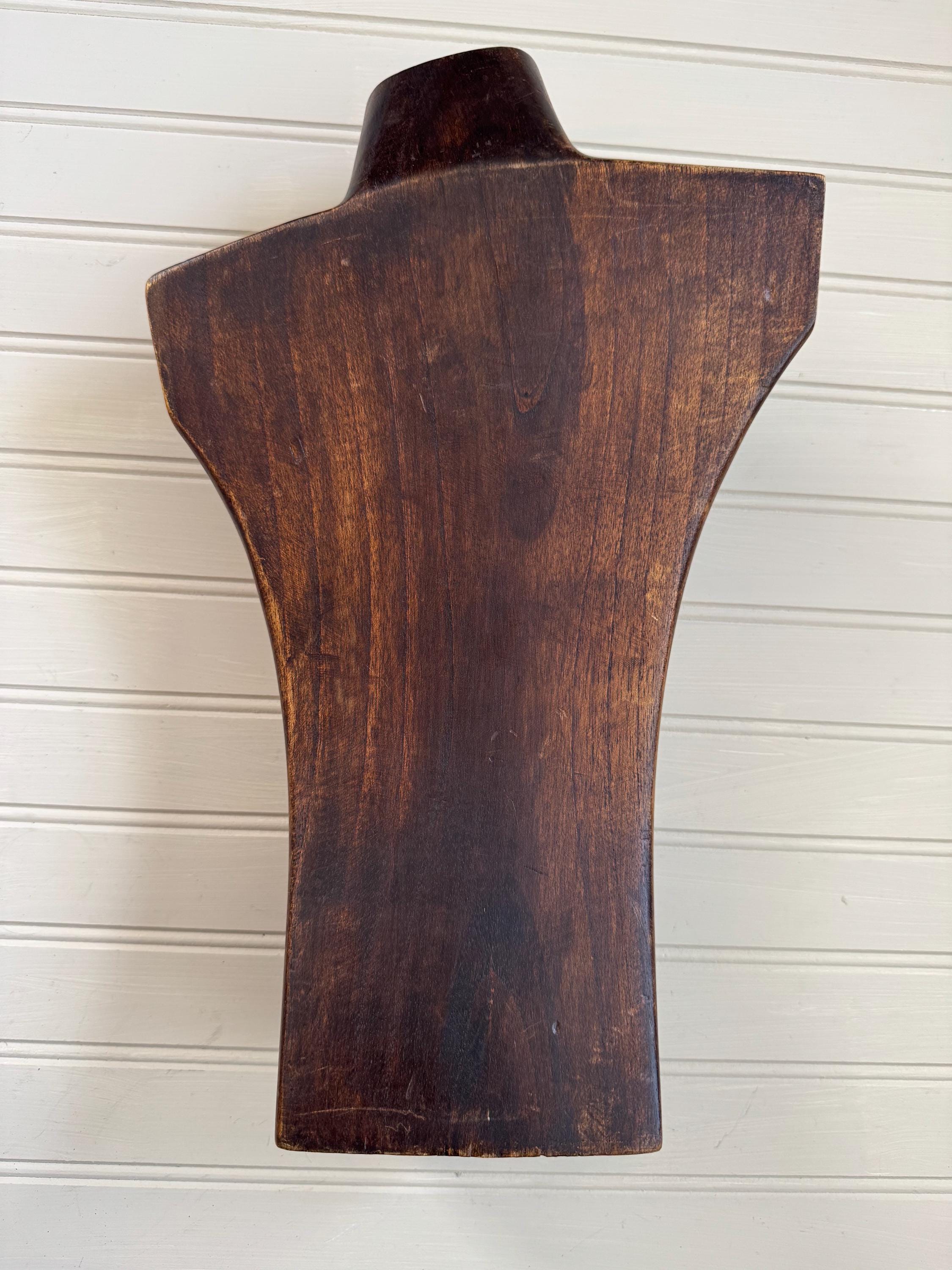 Beautiful Solid Wood Female Bust Femle Body Sculpture Wood Sculpture ...