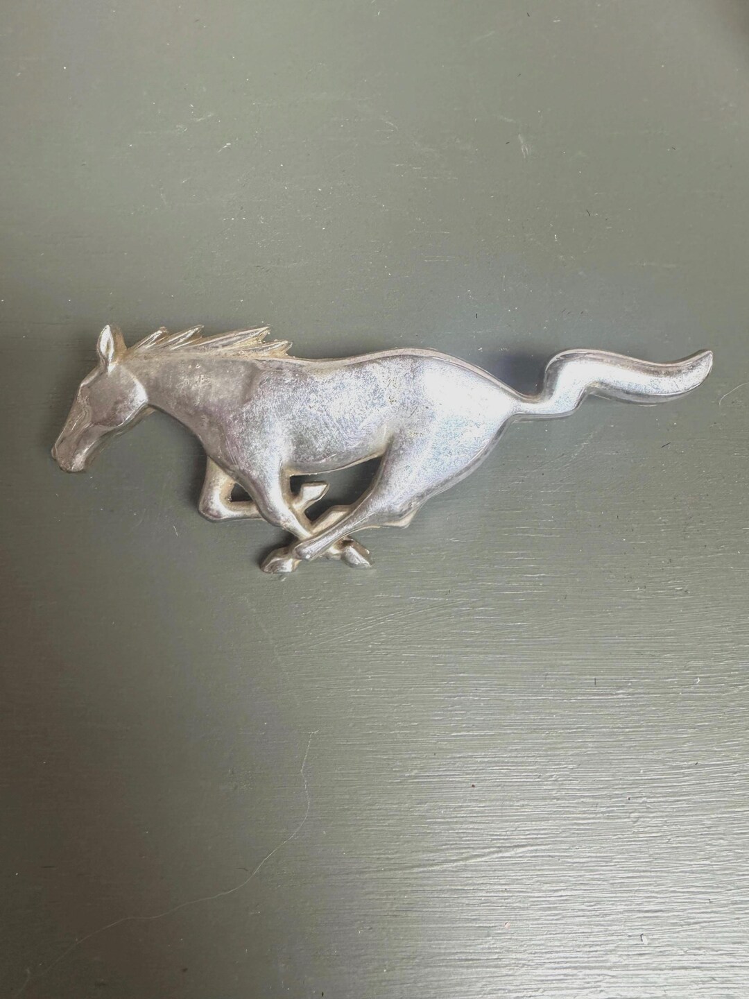 Ford Mustang Emblem - Vintage Ford Mustang - Mustang Grill Emblem ...