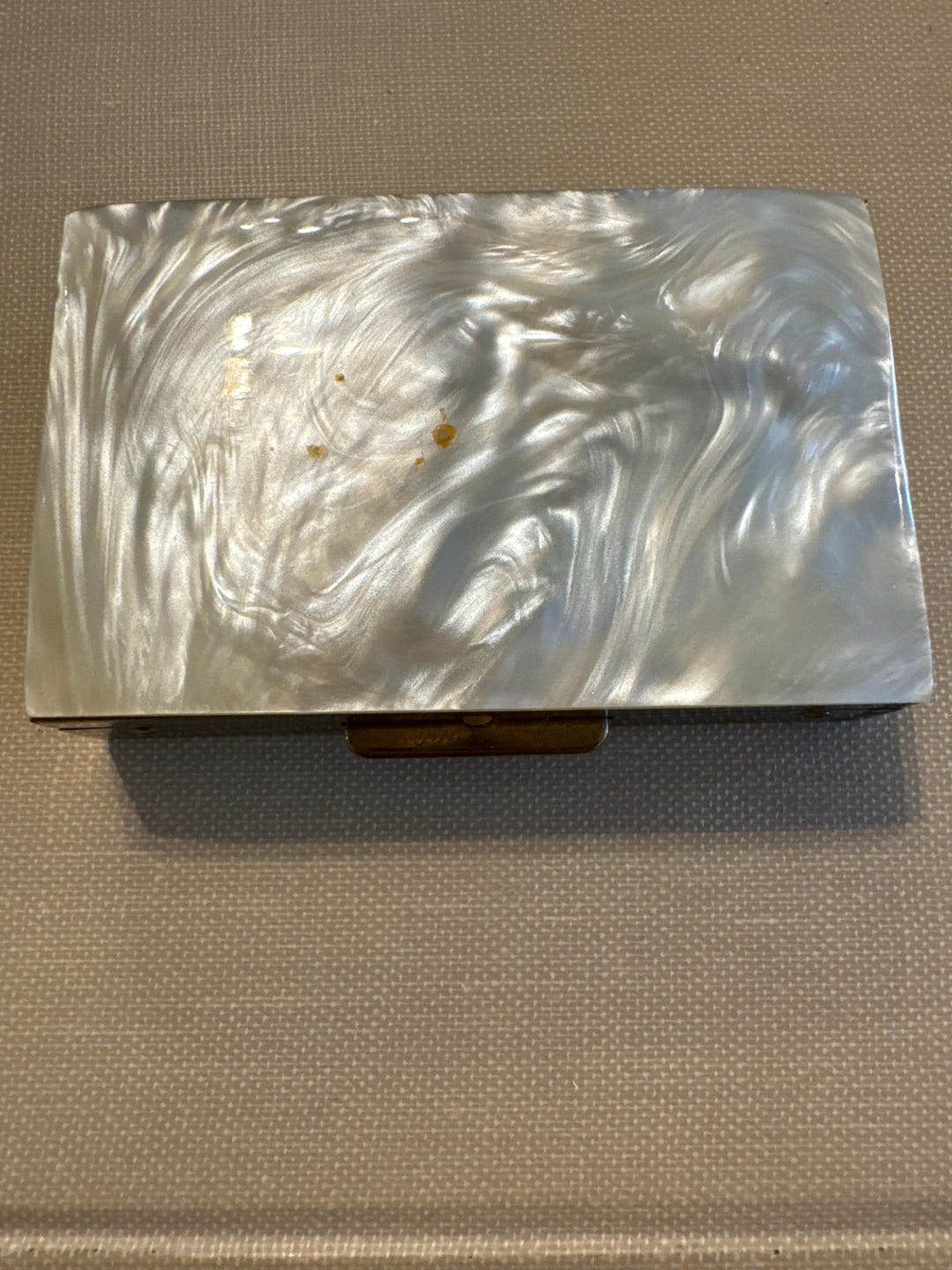 Vintage Square Pill Box - Vintage Square Pill Box With Pill Bar Detail ...