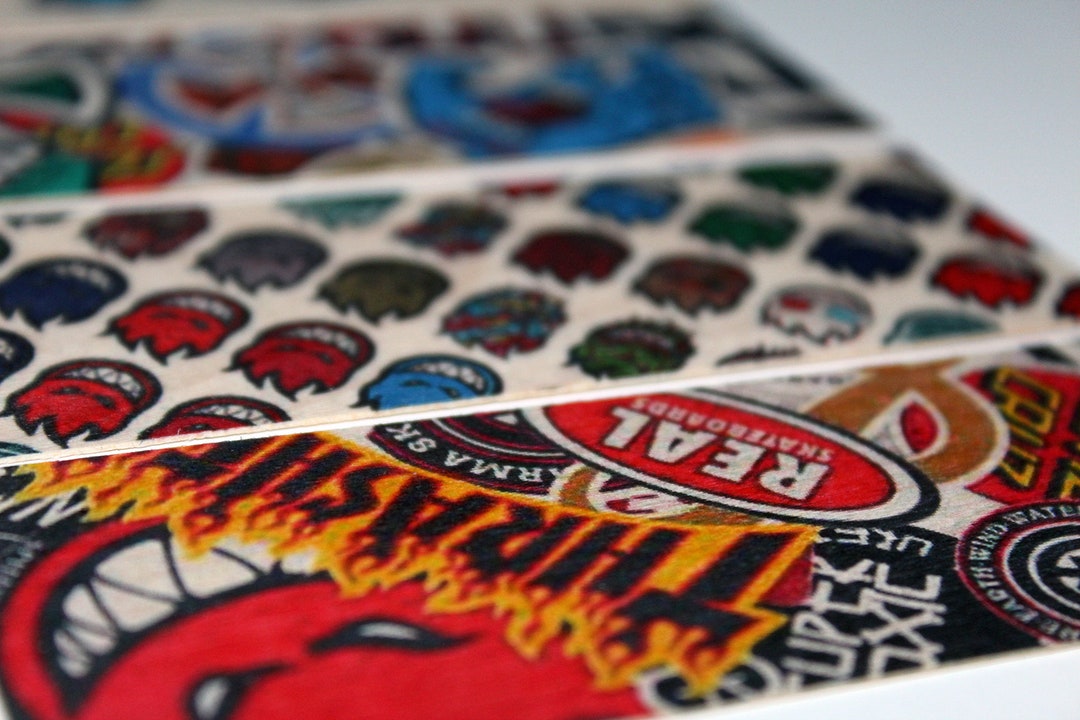 Hard Maple Wood Veneer for Fingerboard - Pre-printed Graphics! - Santa ...