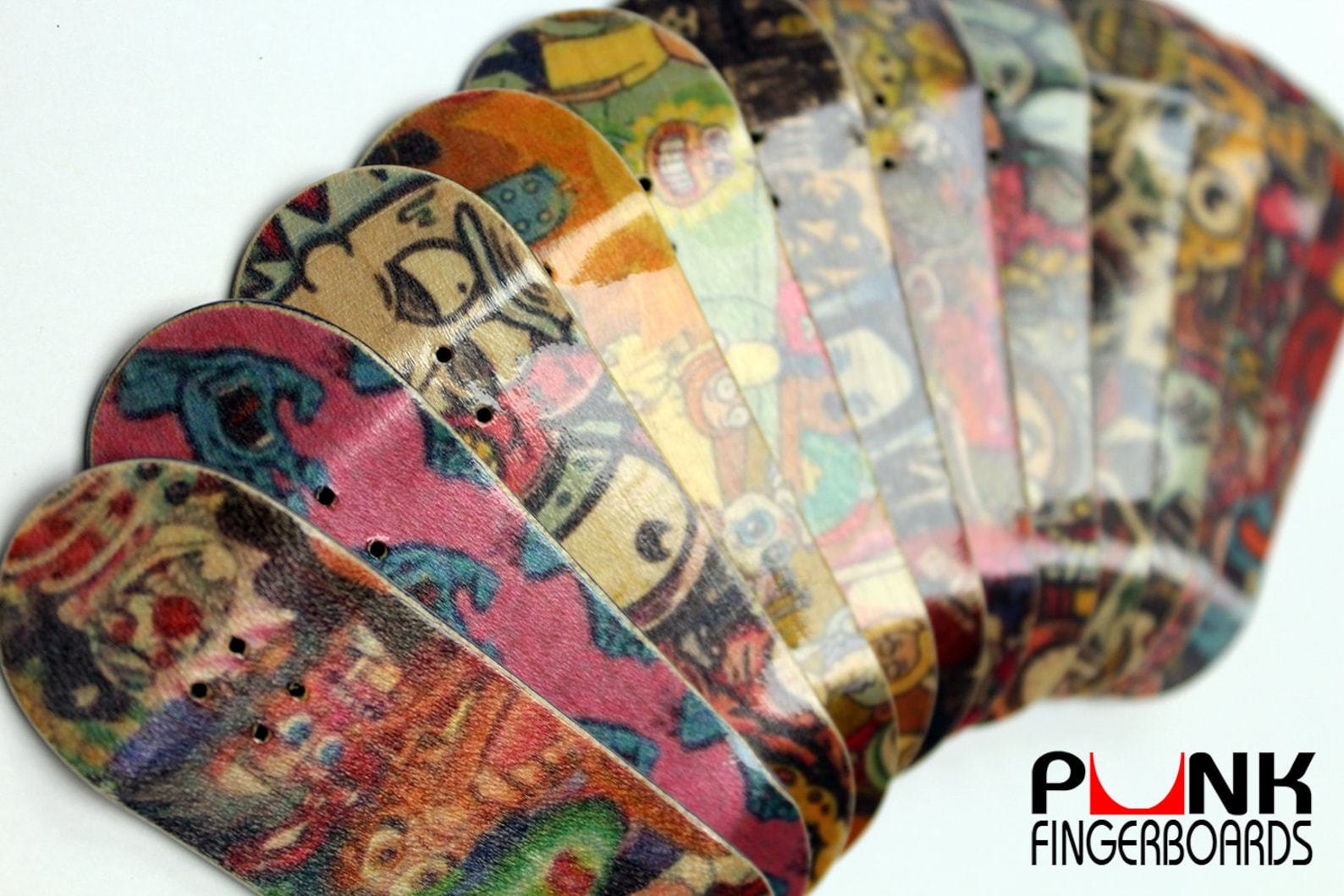 Hard Maple Wood Veneer for Fingerboard - Pre-printed Graphics! - Santa ...